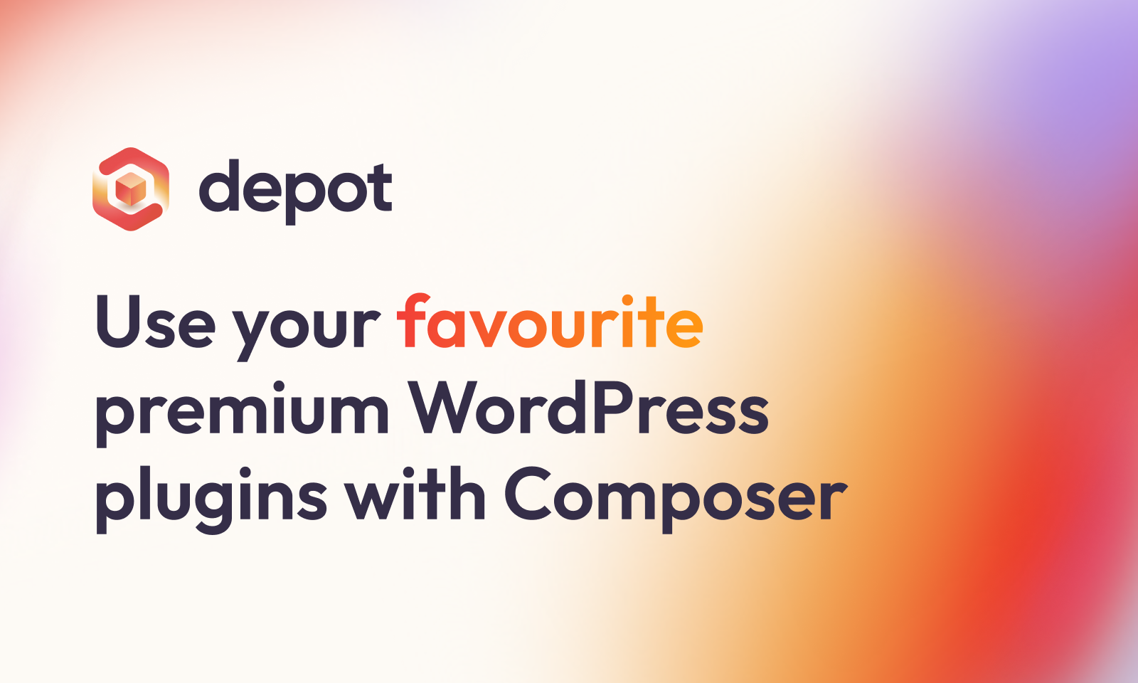 Depot - Use your favourite premium WordPress plugins with Composer
